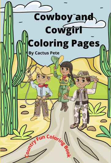 Cowboy and Cowgirl Coloring Pages – De Graw Publishing