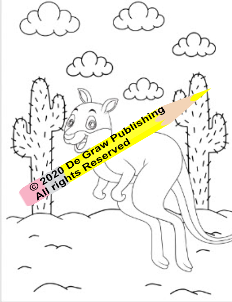 Australian Wildlife Coloring Book: 25 Fun and Relaxing Australian ...